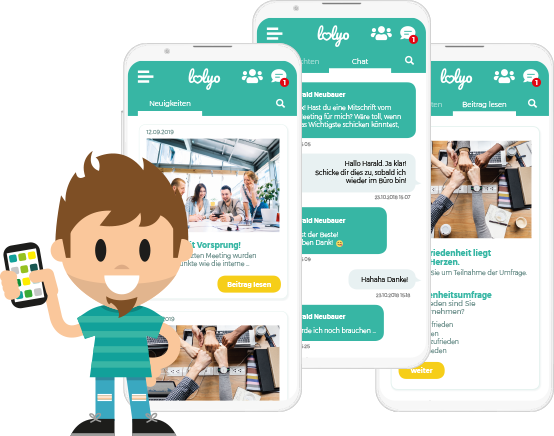Mitarbeiter-App LOLYO – mit einzigartigem Motivationssystem
