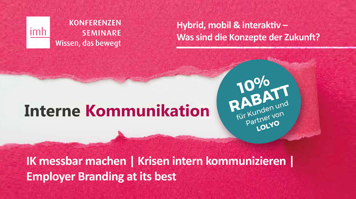 imh Fachkonferenz für Interne Kommunikation - LOLYO Mitarbeiter-App